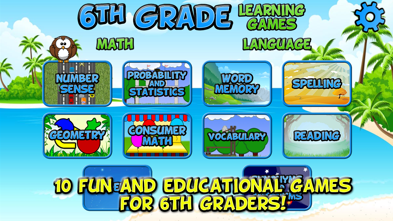 Sixth Grade Learning Games Content ClassConnect